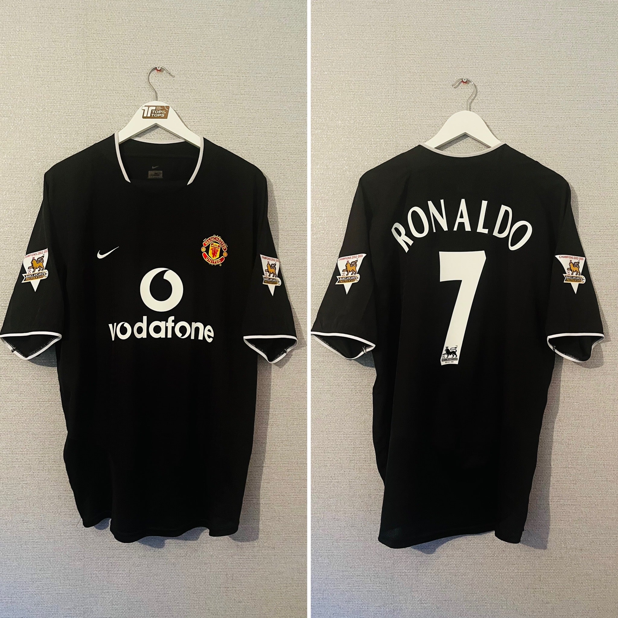 Manchester United away football shirt 2003/04 CR7 XL – Top of the Tops